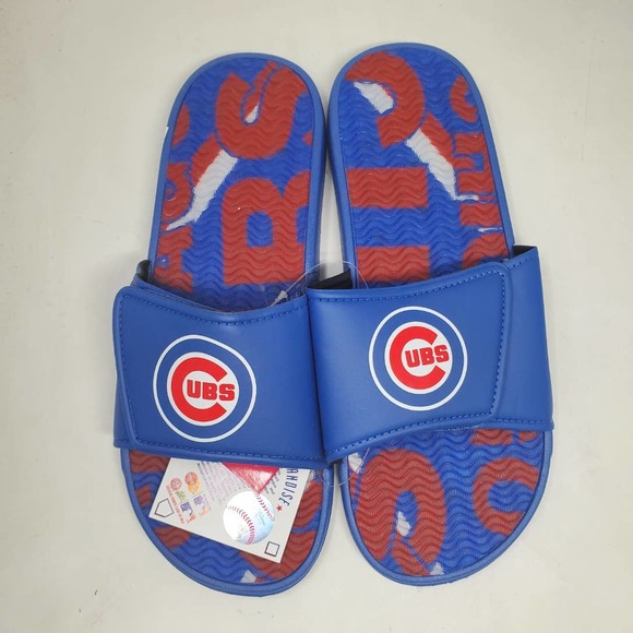 FOCO | Shoes | Foco Mlb Chicago Cubs Mens Gel Slide Slippers | Poshmark